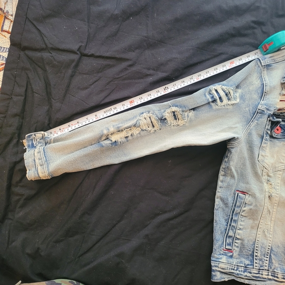 Makobi | Jackets & Coats | Mens Distressed Denim Jacket | Poshmark